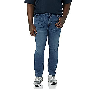 Amazon Essentials Skinny Jeans for Men - High Stretch Denim, Comfortable Fit, Skinny-fit Style, Light Wash, 33W x 32L