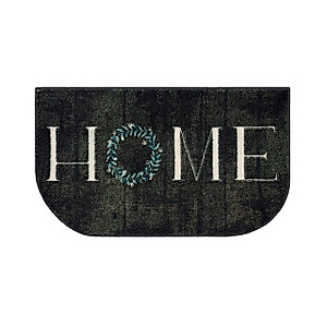 Mohawk Home Christmas Home Wreath Holiday Mat Set: 1' 6" x 2' 6", 2' x 3' 4", 2' 6" x 4' 2" Rug - Perfect for Kitchen, Entryway, Laundry Room