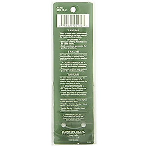 CLOVER Bamboo Circular Knitting Needles Takumi, 9-Inch Size 2 - 407857