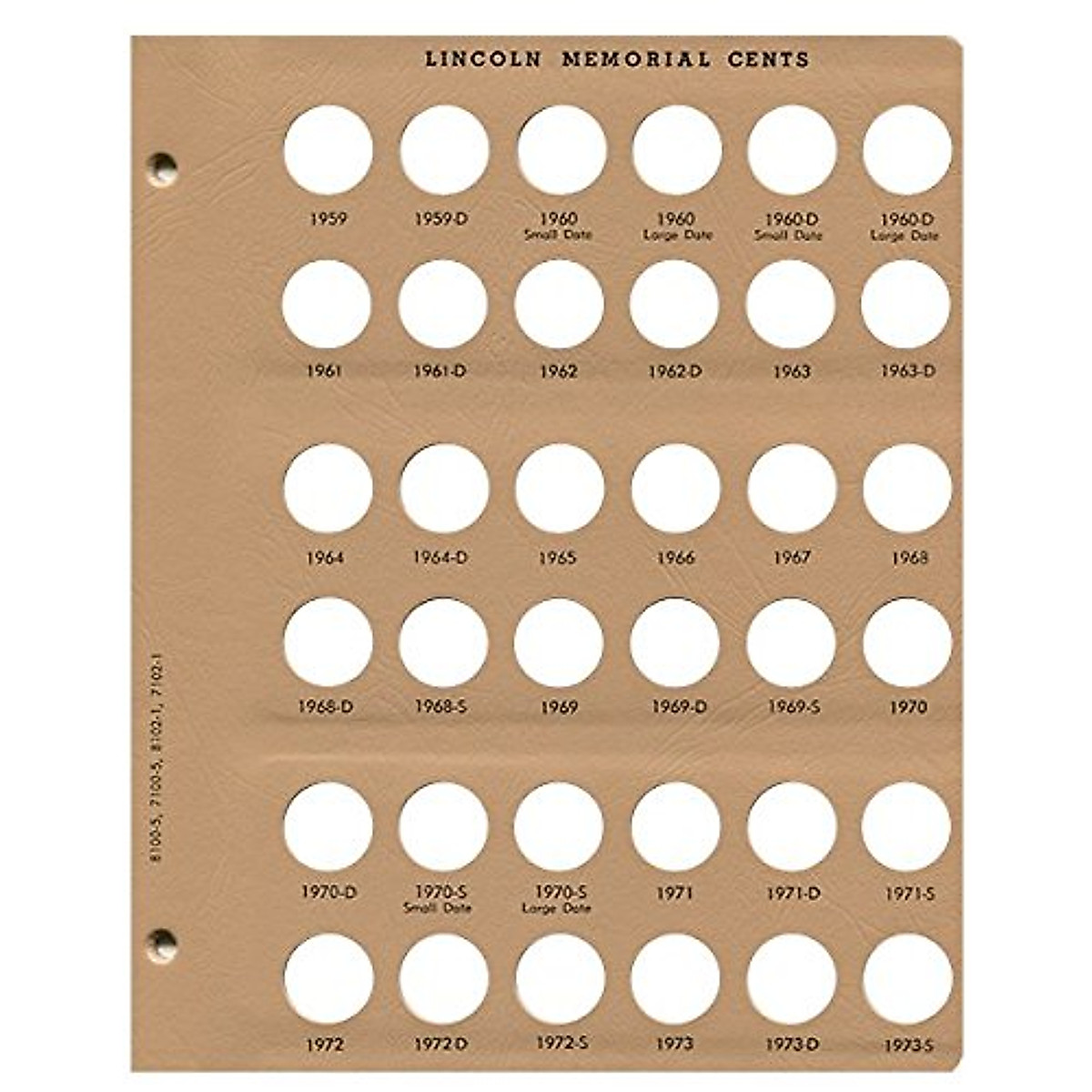 Dansco US Lincoln Cent Coin Album 1909 - 2009 #7100