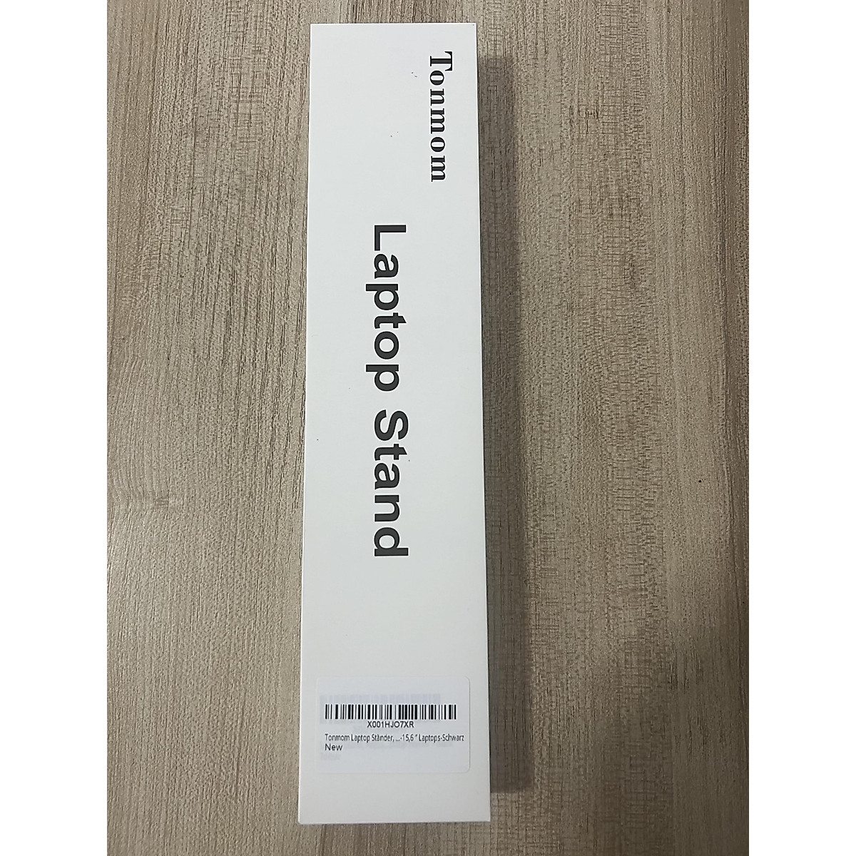 Tonmom Laptop Stand for Desk, Adjustable Laptop Riser ABS+Silicone Foldable Portable Laptop Holder, Ventilated Cooling Notebook Stand for 10-15.6” Laptops,Tablet-Black