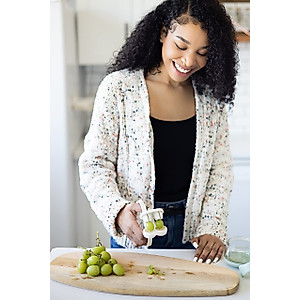 Ubbi Grape Cutter for Kids, Fruit and Vegetable Slicer, Safe and Easy to Use