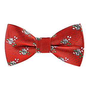 Toddler Kids Baby Boys Cake Smash Clothes Diaper Cover Bloomers + Elastic Y-back Santa Tree Suspenders + Bow Tie 3Pcs Set First Christmas 1st 2nd Birthday Outfit for Photo Prop Party Red 3-24M