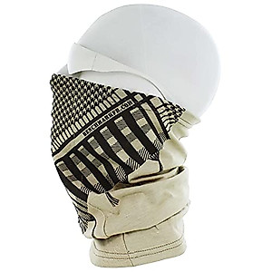 BENCHMARK FR Flame Resistant Face Mask Neck Gaiter - CAT2 (American Shemagh, Beige)