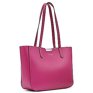 Calvin Klein Dilan Novelty Organizational Tote, Raspberry