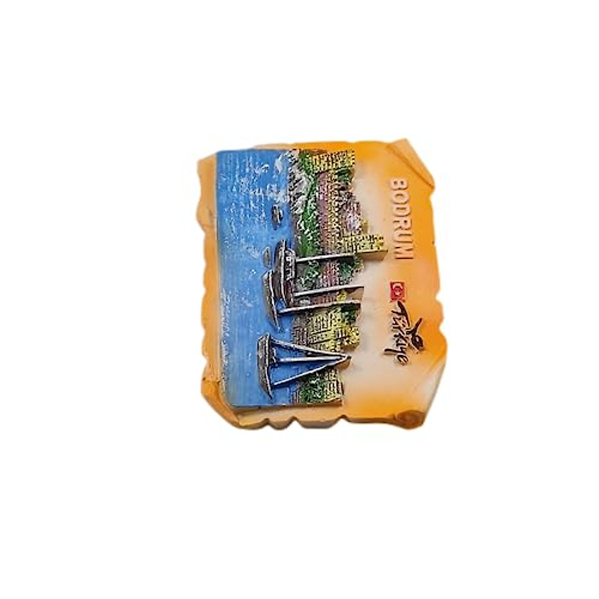 Bodrum Turkey Refrigerator Magnet Travel Gift Souvenir Fridge Magnet Home Kitchen Decoration 3D Fridge Magnetic Sticker