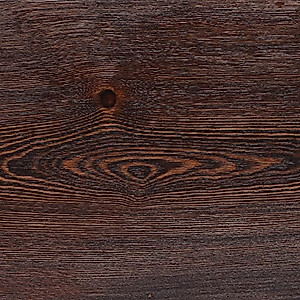 Fireplace Mantel | 60" W Wood Floating Shelves | Handcrafted Hollow Distressed Beam | Wall Mounted Wooden Display Shelfing | with Invisible Heavy Duty Metal Bracket | 60W x 3H x 8D, Dark Walnut