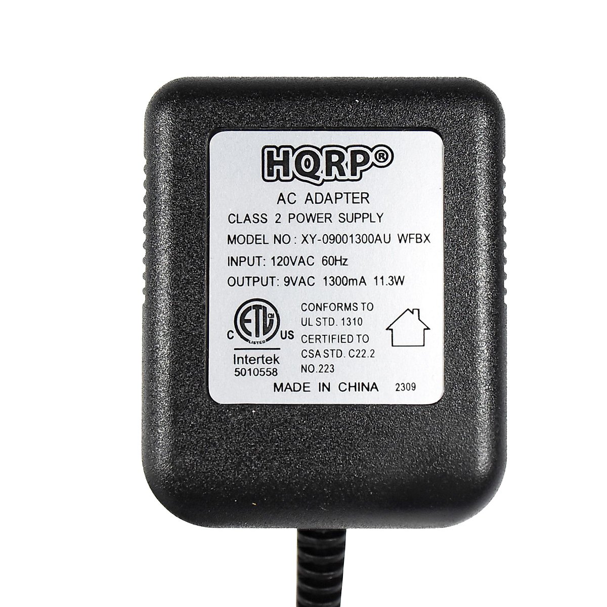 HQRP AC Adapter Compatible with Alesis P3 P3X110 3630 Compressor, AI2, AirFX, AirSynth, Akira, Bitrman, MicroVerb 3, MicroVerb 4, Power Supply Cord Transformer + HQRP Coaster