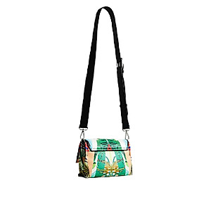 Desigual woMens Casual Across Body Bag, Green, U US