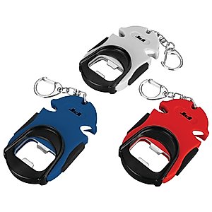 Performance Tool W3243 Compact Dual-Edged Tungsten Carbide & Ceramic Knife Sharpener with Bottle Opener for Kitchen, Garage, Tool Box, and Tackle Box