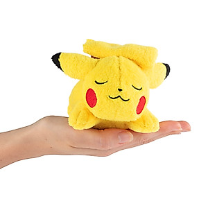 Pokemon 5" Sleeping Pikachu, Riolu & Igglypuff Plush 3-Pack - Officially Licensed - Quality & Soft Collectible Stuffed Animal Toy - Great Gift for Kids, Boys, Girls - Set of 3
