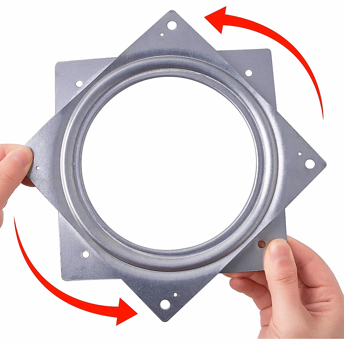 DMSTECH 6" Lazy Susan Turntable 500 LBS pounds Steel Ball Bearing Rotating Tray Strong Sturdy Table Cabinet Low Profile