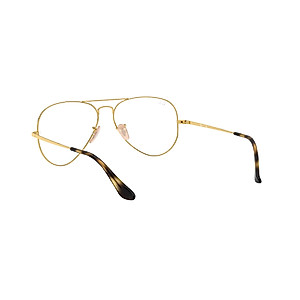 Ray-Ban Rx6489 Aviator Prescription Eyeglass Frames, Arista/Demo Lens, 58 mm