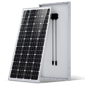 ECO-WORTHY 195 Watt 12 Volt Monocrystalline Solar Panel Module Off Grid PV Power for Battery Charging, Boat, Caravan, RV