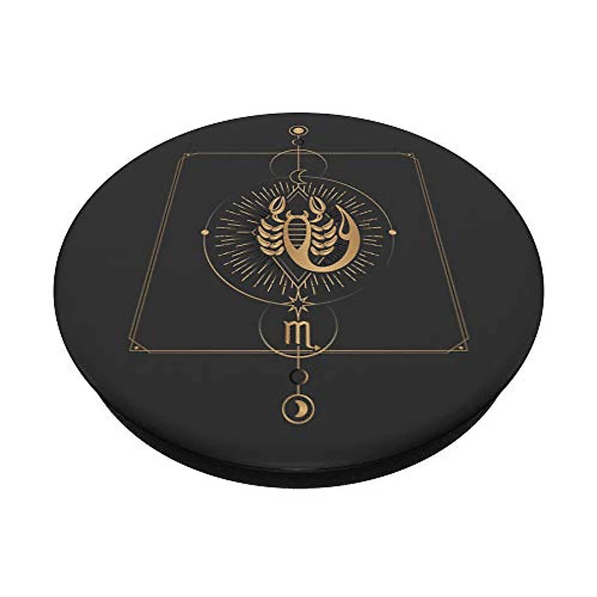 Scorpio Zodiac Sign Symbol Cosmic Cool Astrology Lover Gifts PopSockets PopGrip: Swappable Grip for Phones & Tablets
