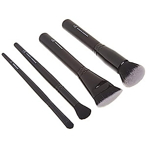 e.l.f. Complexion Perfection Brush Kit, 4-Piece Makeup Brush Set, Brushes For Foundations & Concealers, Vegan & Cruelty-Free