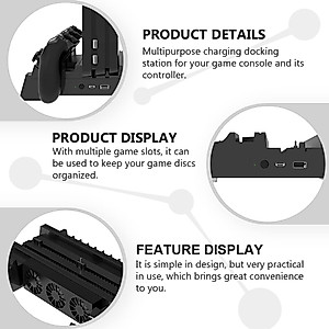 Multifunctional Base Portable Charger Desktop Charging Station Charging Base Charging Dock Fast Charging Station Stand Controller Charger Dock Game Controller Charger