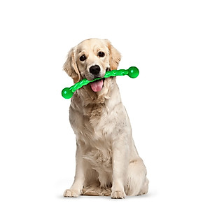 Ycozy Dog Chew Toys 11'' Long for Small/Medium Dogs Aggressive Chewers, Rubber Puppy Dog Rope Toys Knot Dental Teething Toys Almost Indestructible Washable