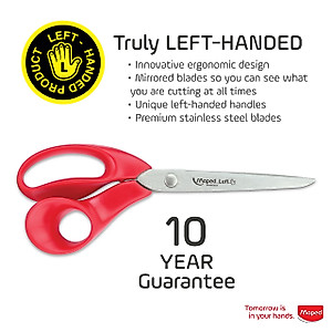Maped Expert Scissors, Adult, 8.25 Inch, Left Handed (686549)