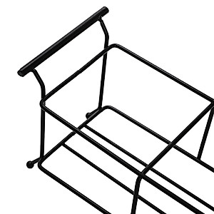 Bekith 3-Piece Ceramic Flatware Caddy with Metal Rack, Utensil Holder Silverware Caddy Cutlery Organizer, White