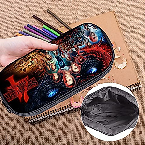 DLANDZ Pencil Case,Pencil Pouch,Small Pencil Case,Black Pencil Case,Pen Cases for Adults,Big Capacity Pencil Case,Pencil case boys middle school,Big Pencil Pouch for School Office Storage Bag (Black)