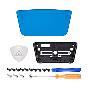 eXtremeRate Chrome Gold Glossy Replacement Touchpad Cover Compatible with ps5 Controller BDM-010 & BDM-020, Custom Part Touch Pad with Tool Compatible with ps5 Controller - Controller NOT Included