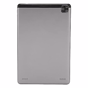 ANGGREK 10.1 Inch Tablet, Octa Core CPU, 4GB RAM 64GB ROM, Dual SIM, 5000mAh Battery, 3 Card Slot, 5G WiFi, Grey Tablet (US Plug)