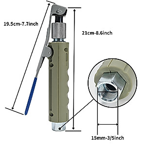 Sand Blaster Gun, Sandblasting Gun with 4X Ceramic Tip Abrasive Sandblaster Gun Kit with Nozzles (2/2.5/3/3.5mm) to Deburr Remove Rust Paint Stain
