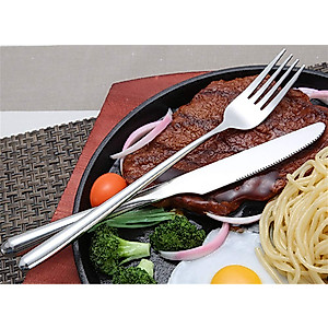 10pcs Long-handled Korean Stainless Steel Fork