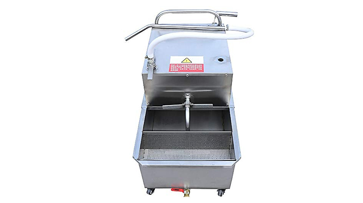 55L Commercial Mobile Fryer Filter Machine for Restaurant Use