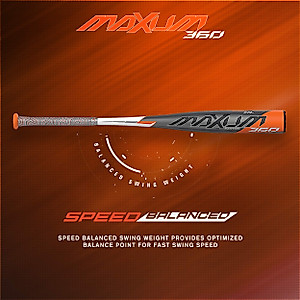 EASTON MAXUM 360 -3 BBCOR Baseball Bat, 2 5/8 Barrel, 32/29, BB20MX