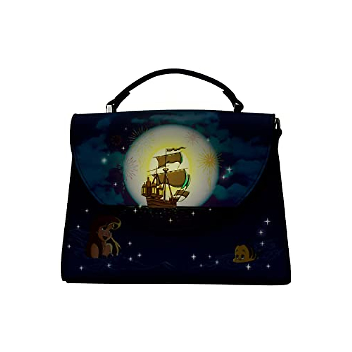 Loungefly Ariel Fireworks Crossbody The Little Mermaid One Size