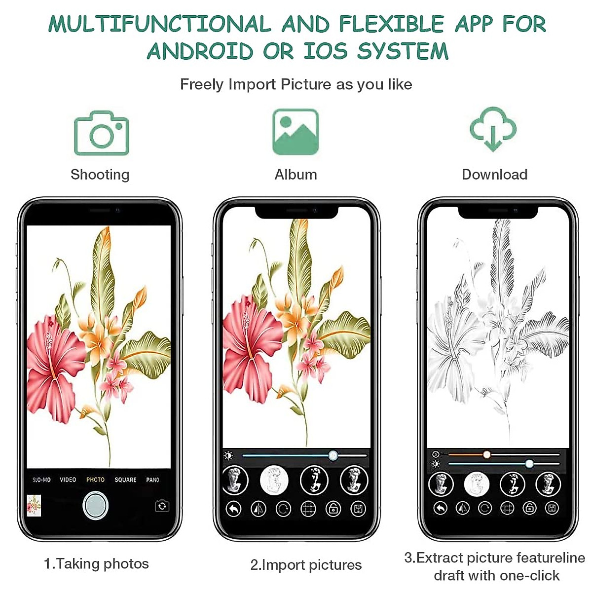 DIY Drawing Tracing Pad, Acrylic Comic Reflection Drawing Optical Drawing Board, Mobile Phone Tablet Computer Projection Copying Station, Kids, Students, Sketching