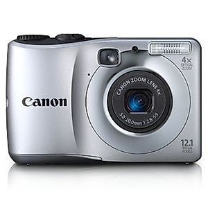 Canon Powershot A1200 12.1 MP Digital Camera with 4x Optical Zoom (Silver) (OLD MODEL)