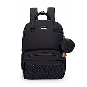 Lunch Backpack for Women, 15.6“ Laptop Work Backpack with Insulated Cooler Lunch Bag for Beach Camping Picnic Hiking