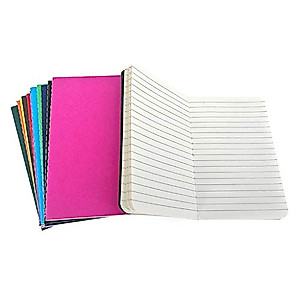 ALIMITOPIA Pocket Notebook Set,Thread-bound Mini Portable Journal Steno Diary Memo Pad Notebook MiniDaily NotePad-3.5x5.5",12 colors,24 Sheets,24 Pack(Ruled Pages)