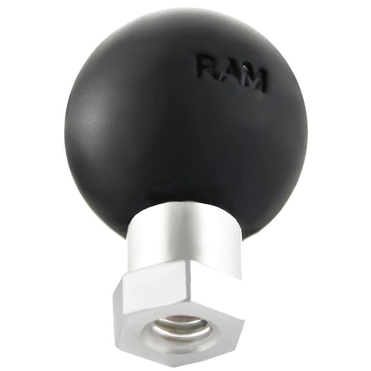 RAM Mounts Ball Adapter with 1/4" - 20" Female Threaded Hole and Hex Post RAM-B-337U with B Size 1" Ball