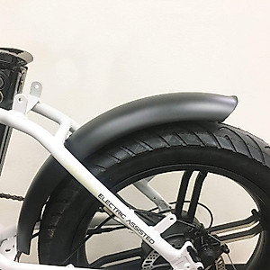 voltech Metal Fat Tire Bike Fenders for 20x4.0 Inch Tires Mud Guard Cycling Fender Kit Front and Rear Fender Set for Electric Bikes