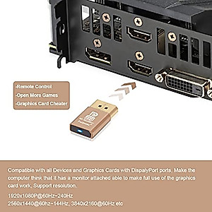 Unleash The Power of Furjosta 4K DisplayPort Emulator- Seamless Integration with Headless Systems and Support up to 4K@60Hz Resolution