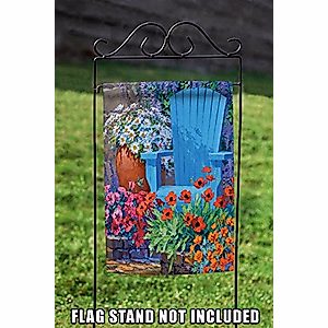 Toland Home Garden 119993 Adirondack Arrangement Spring Garden Flag, 12x18 Inch, Double Sided for Outdoor Summer House Yard Decoration