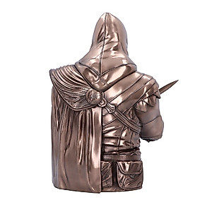 Nemesis Now Officially Licensed Assassin's Creed Ezio Bust Box, Bronze, 30cm, Resin, Multicolour