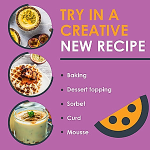 Funkin Passion Fruit Puree | Real Fruit, Two Ingredient, Natural Mixer for Cocktails, Drinks, Smoothies | Vegan, Non-GMO, Gluten-Free (2.2 lbs)