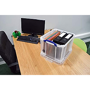 Really Useful Storage Box 35 Litre Clear in Card Ref 35CCB