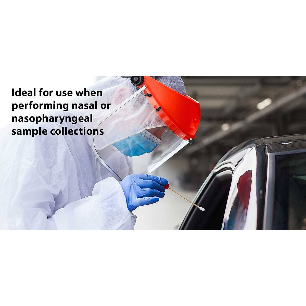 Globe Scientific Transport Tube, 10mL, Separate Red Screw Cap with Recess for Swab, STERILE, PP, Round Bottom, Self-Standing, Bulk Packed, 2 x 500 Tubes/Bag & 1 x 1000 Caps/Bag (1000 pcs)