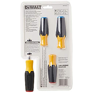 DEWALT Screwdriver Set, 4 Piece (DWHT62512) , Black