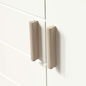 Sauder Anda Norr Credenza, for TVs up to 60", White Finish