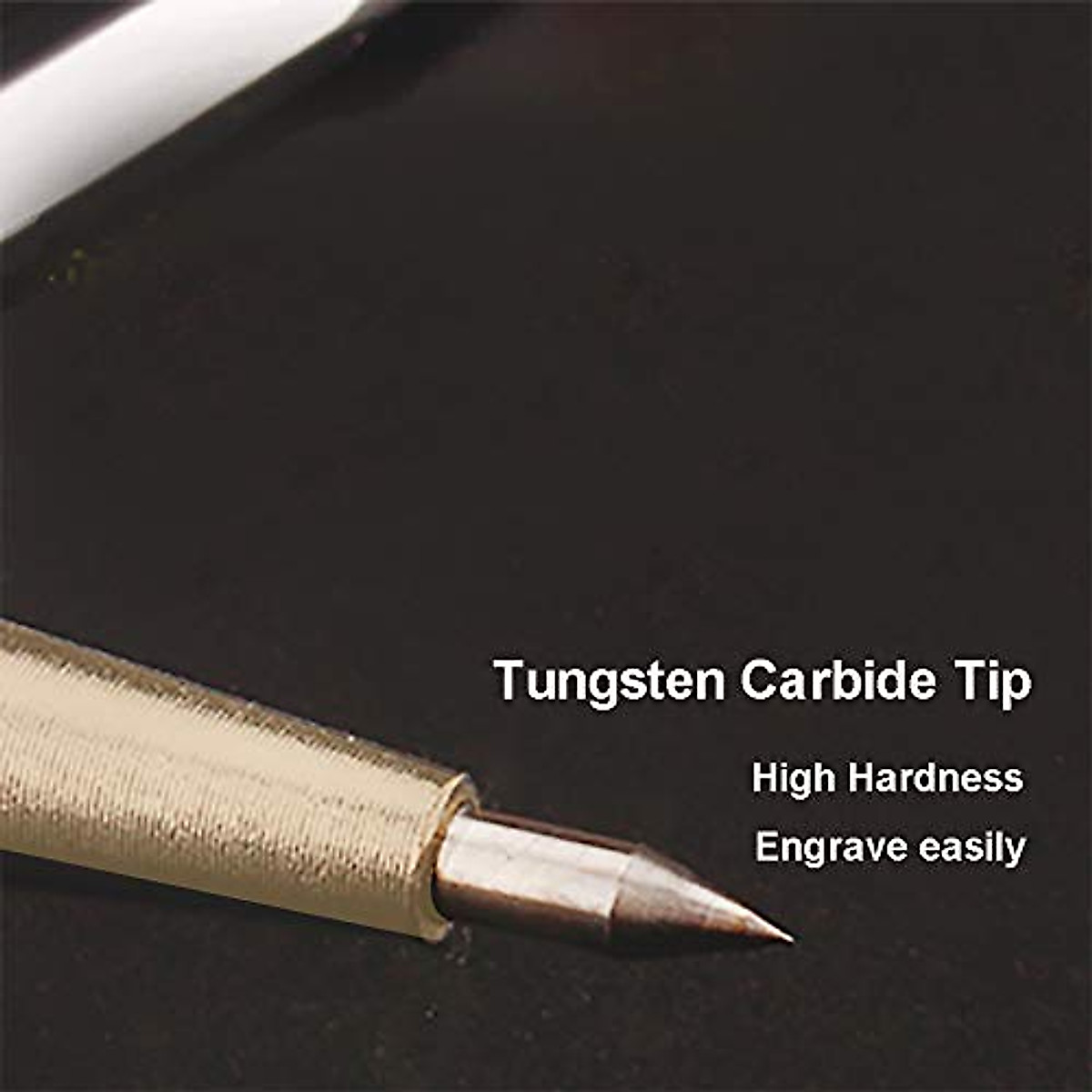VebaCidi Scribe Tool, 2 Pieces Tungsten Carbide Tip Scriber, Engraved Pen for Tile/Glass/Wood/Ceramics/Metal/Gold/Welding