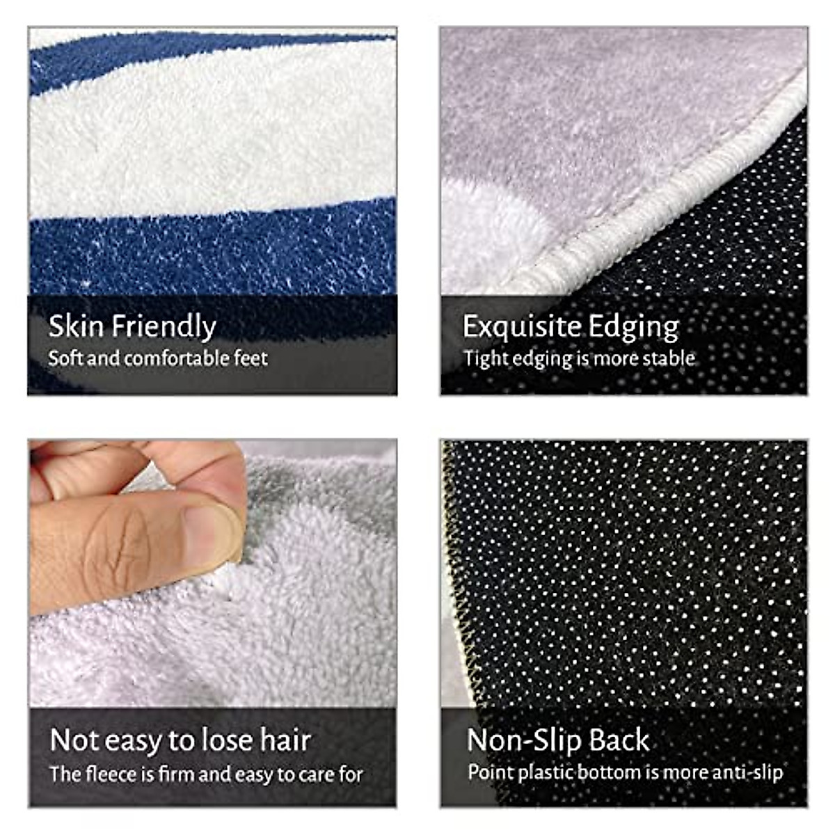 Round Rug 3.3ft, Large Cute Super Soft Aircraft Hot Air Balloon Carpet for Kids Room Playroom Nursery Bedroom Living Room, Non Slip Washable Circular Floor Mat Area Rug for Home Decorative (Grey)