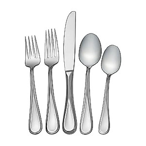 Mikasa Bravo 101-Piece 18/10 Stainless Steel Flatware Set, 101pc