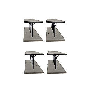 Walthers Cornerstone Series Kit HO Scale Butterfly-Style Station Platform Shelters